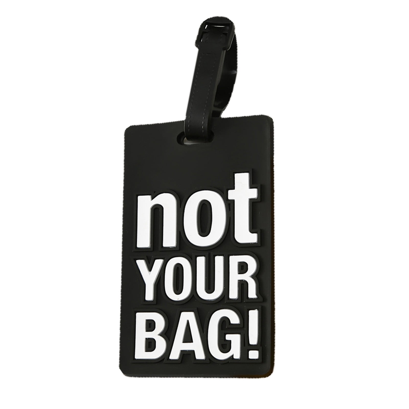 CELNNCOE English Letters PVC Soft Rubber Luggage Tag Fashionable ...