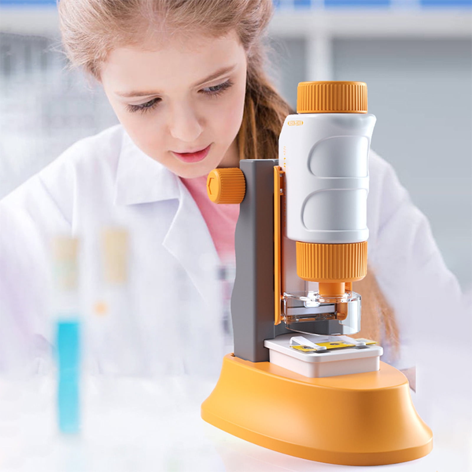 CELNNCOE Mini Labsters Portable Microscope,Miniscope Kids, Mini Pocket ...