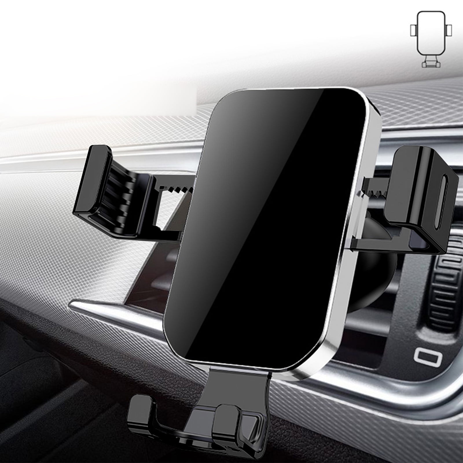 CELNNCOE Phone Mount for Car,Aviation Alloy Mirror Surface Gravity ...