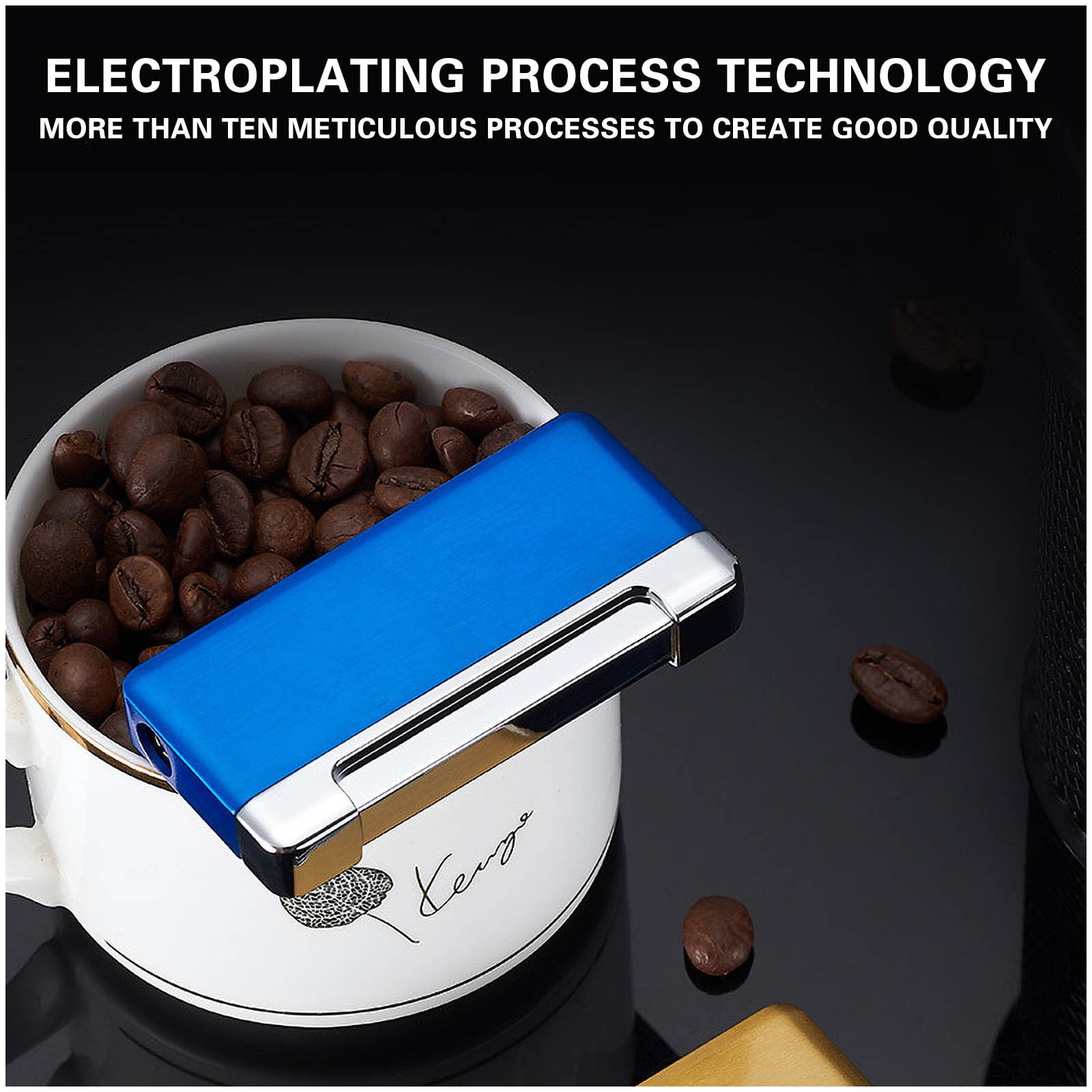 CELNNCOE Rechargeable Powerful Flashlights,Direct Blue Flame Windproof ...