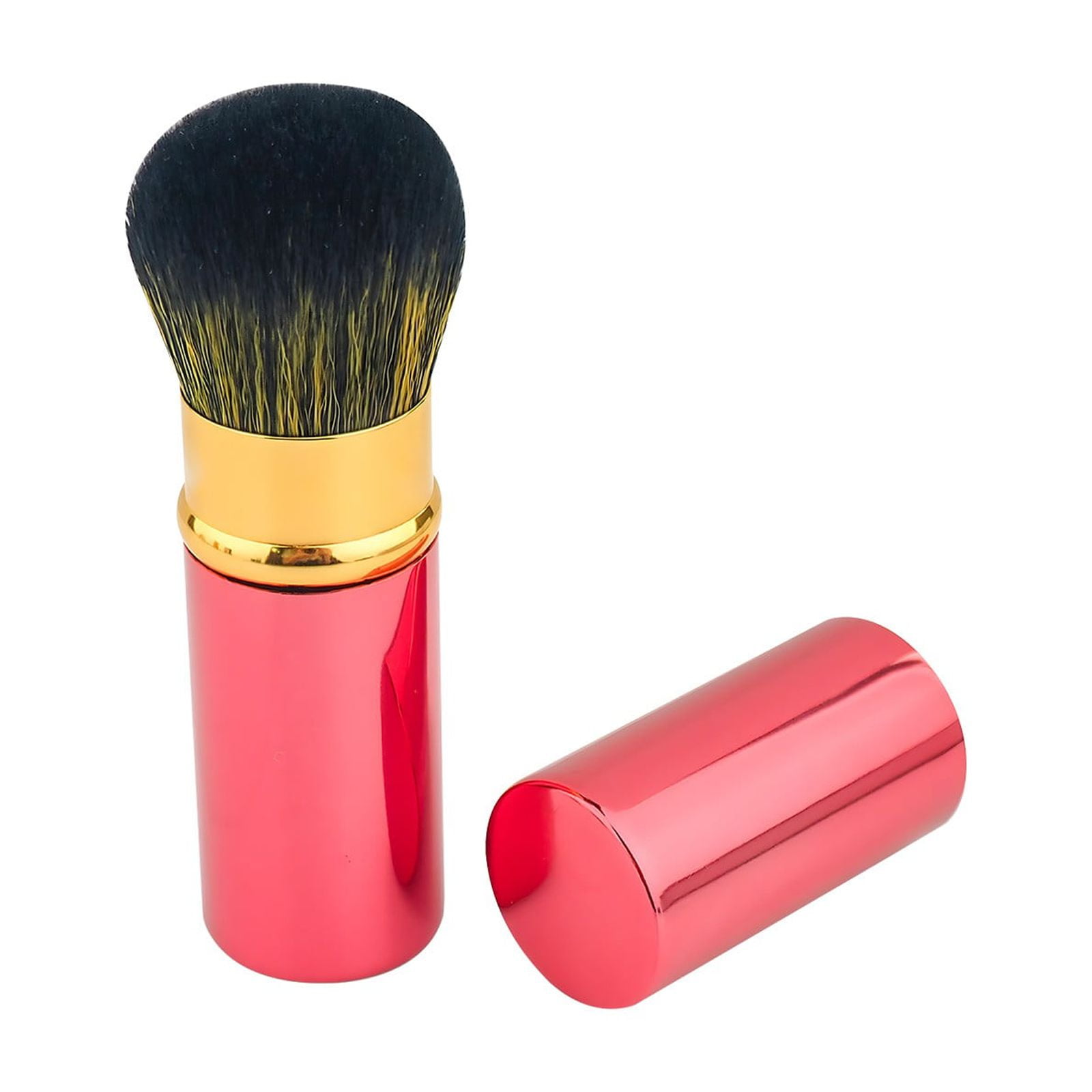 CELNNCOE Retractable Mini Makeup Brush With Cover Portable Fiber ...