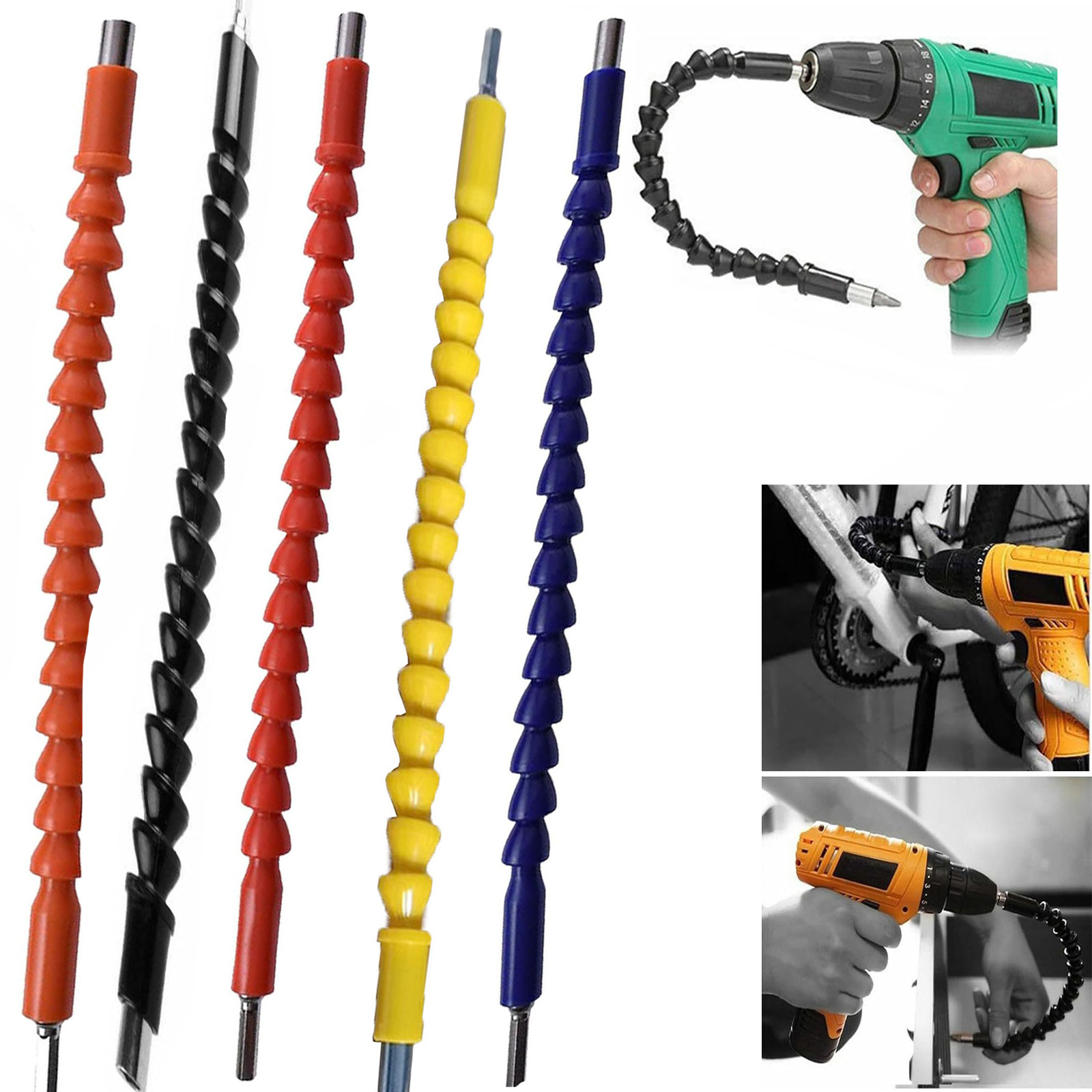 CELNNCOE Superbit Screwdriver Flexible,Bendable Drill Bit Extension ...