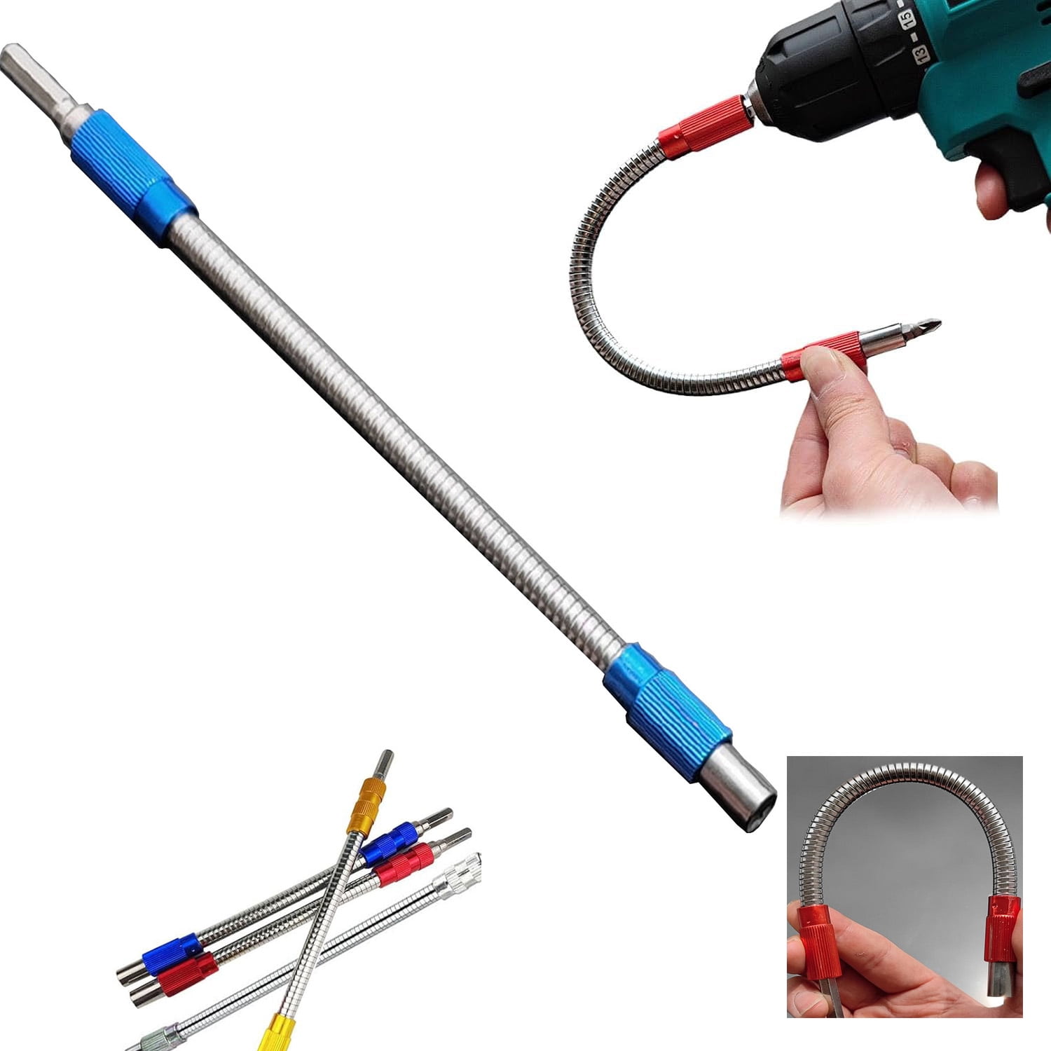 CELNNCOE Superbit Screwdriver Flexible,Bendable Drill Bit Extension ...
