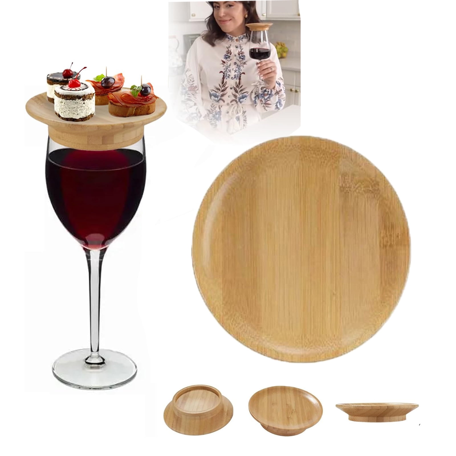 CELNNCOE Wine Glass Charcuterie Topper,Wine Glass Charcuterie Board ...