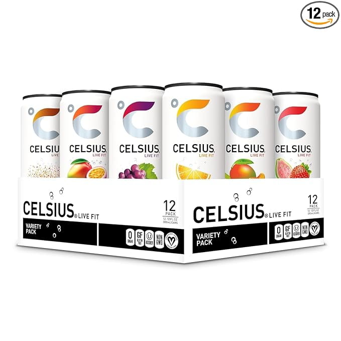 CELSIUS Assorted Flavors Official Variety Pack Functional Essential ...