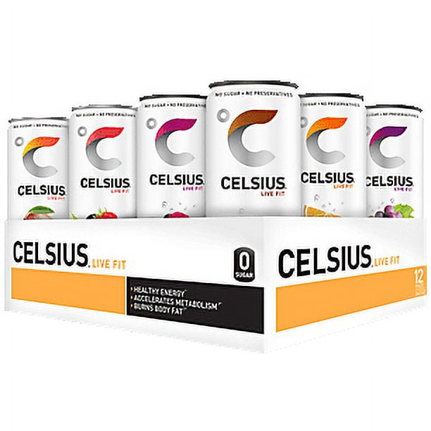 CELSIUS Assorted Flavors Official Variety Pack, Functional Essential ...