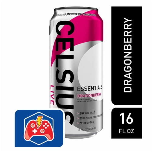 CELSIUS ESSENTIALS Sparkling Dragonberry Energy Drink Can - Walmart.com