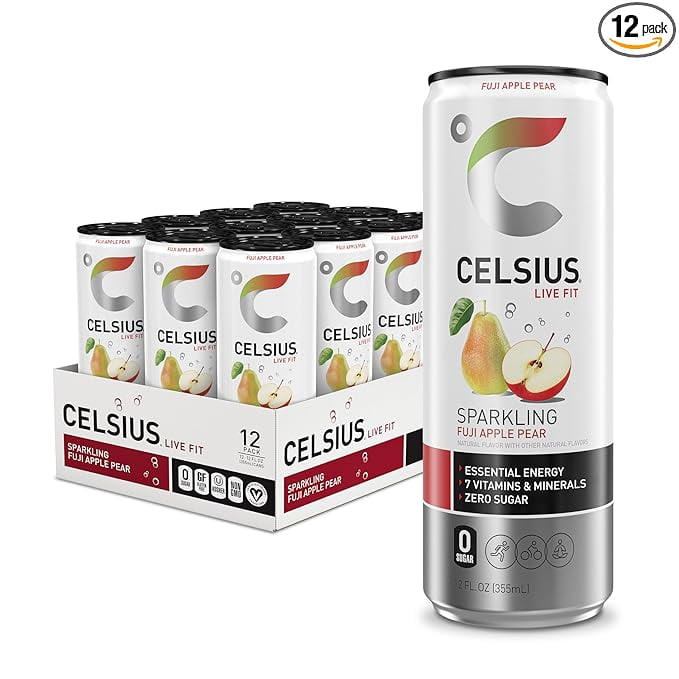 CELSIUS SPARKLNG FUJI APPLE PEAR 12CT 12OZ - Walmart.com