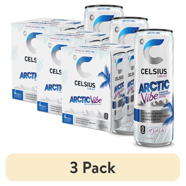 CELSIUS Sparkling Retro Vibe, Functional Essential Energy Drink 12 fl ...
