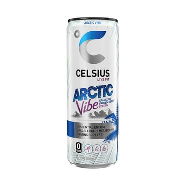 CELSIUS ESSENTIALS Sparkling Blue Crush Performance Energy Drink 16 fl ...