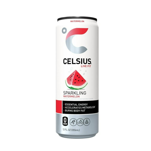 CELSIUS Sparkling Watermelon Functional Energy Drink - 12 fl oz Can ...