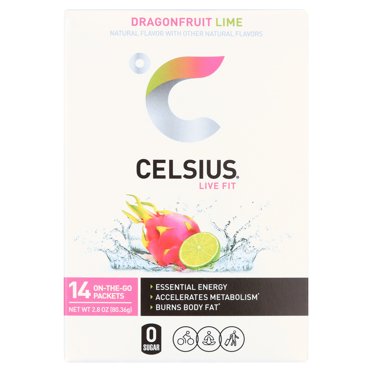CELSIUS HEAT on-the-go Performance Energy Powder Stick Packets ...