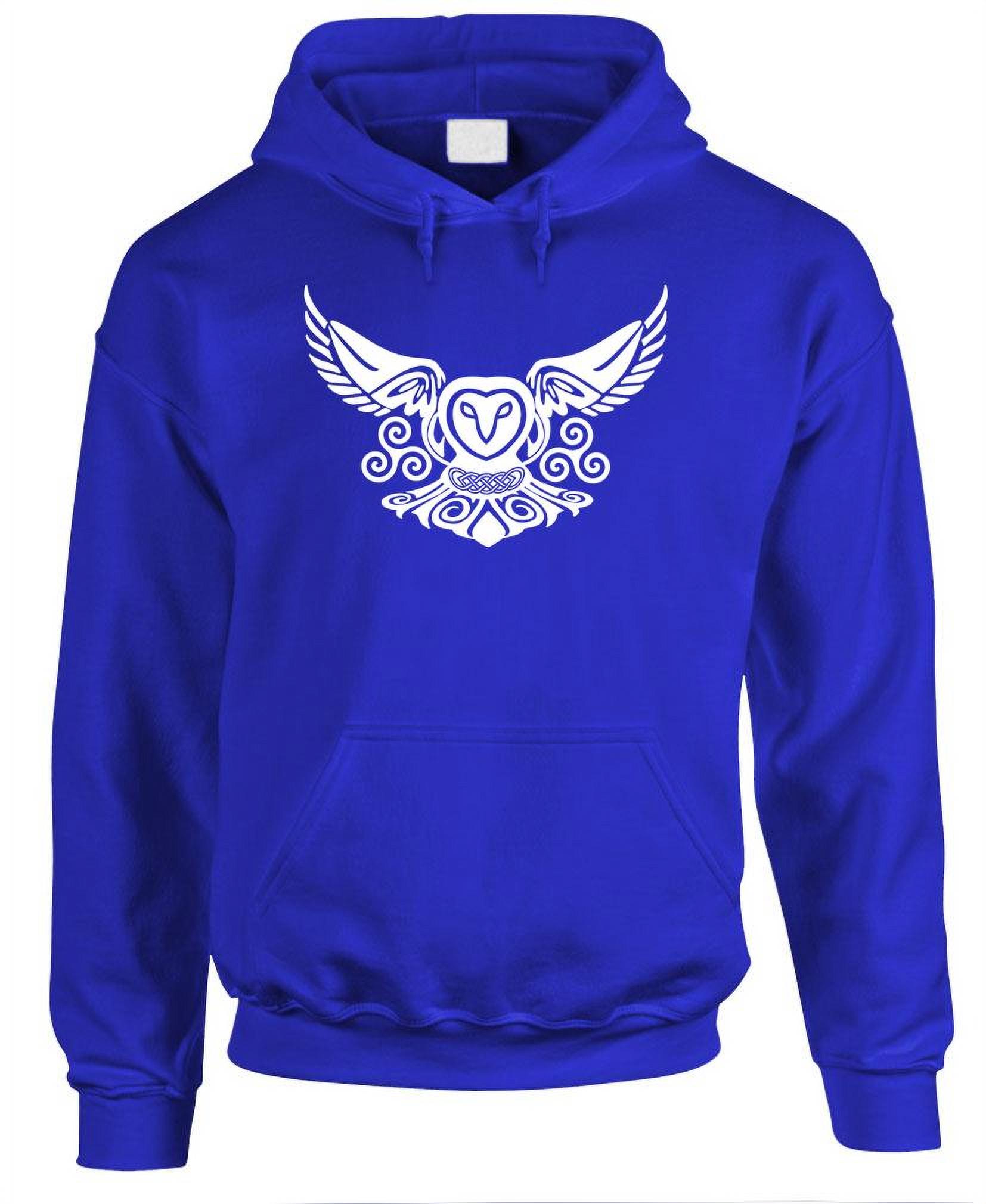 CELTIC OWL tribal knot scottish retro cool - Fleece Pullover Hoodie ...