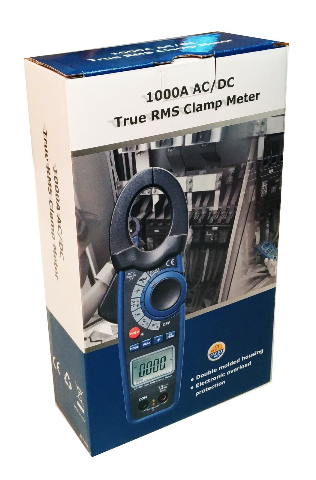 CEM DT-3347 AC/DC 1000 Amp Clamp-on Current Voltage Capacitance ...