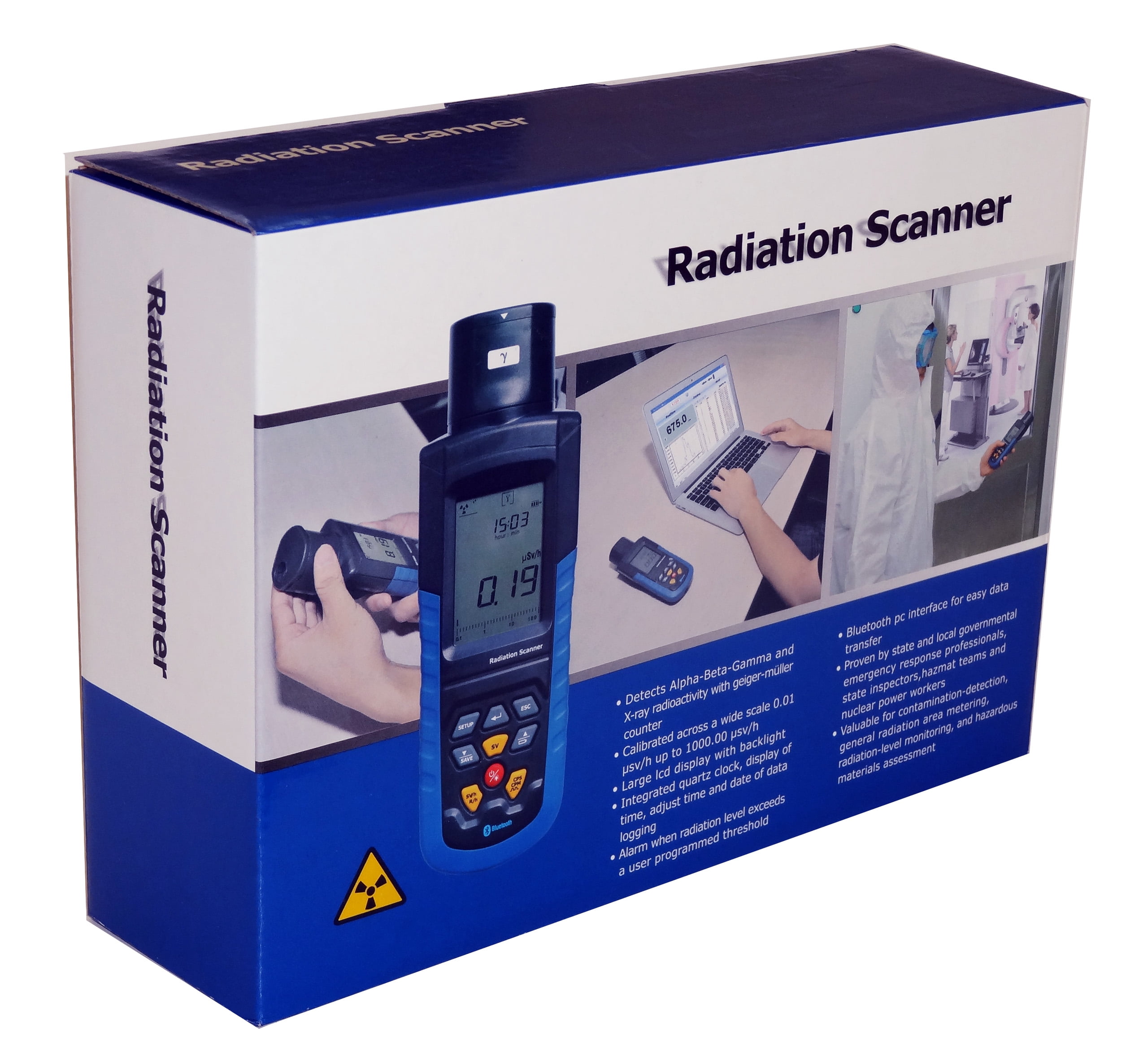 CEM DT-9501 Professional Digital Alpha Beta Gamma and X Ray Radiation ...