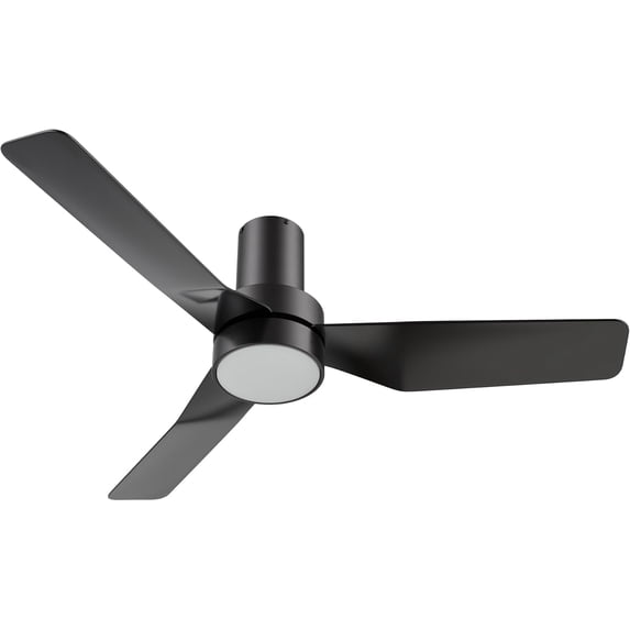 CEME 44" Low Profile Ceiling Fan with Light and Remote, Small Flush ...