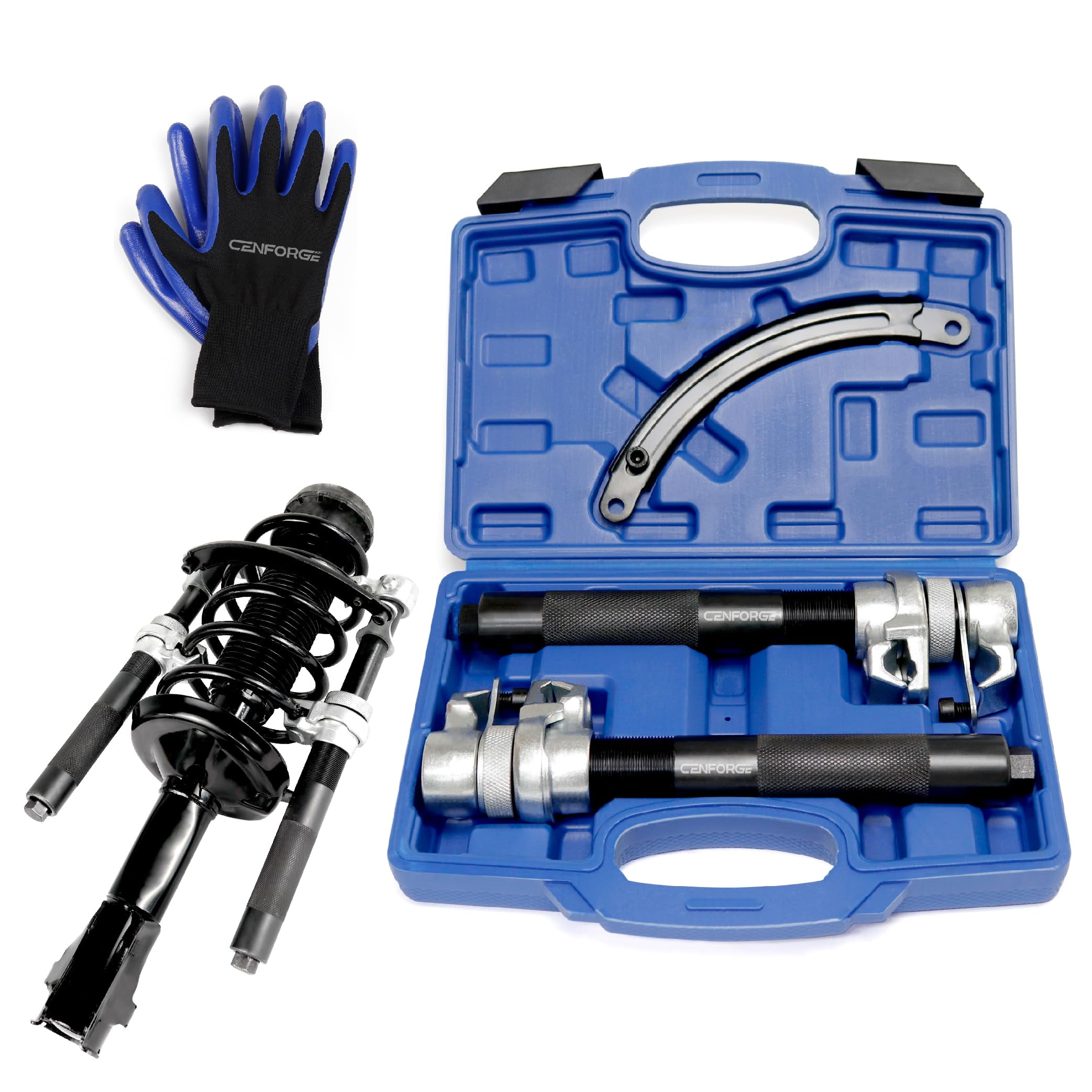 CENFORGE Spring Compressor Tool, Coil Spring Compressor Tool Set with ...