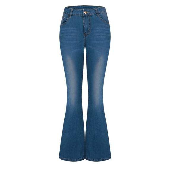 CENGNIAN No Boundaries Women's Butt Lift Bell Bottom Jeans,Slimming Flare Denim Pants For Women ...