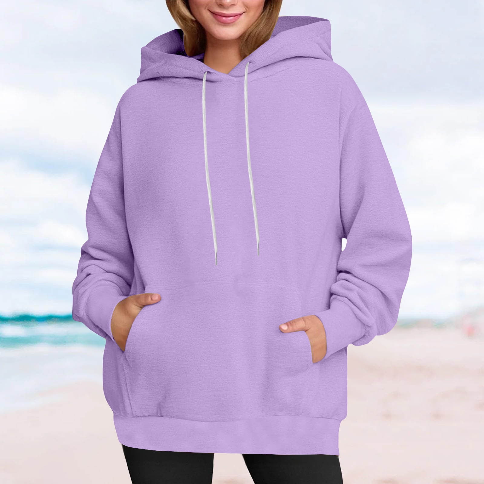 CENGNIAN No Boundaries Women's Oversized Drawstring Hoodie,Lightweight ...