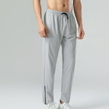 CENGNIAN Mens Striped Sweatpants Baggy Wide Leg Fashion Casual Pants ...