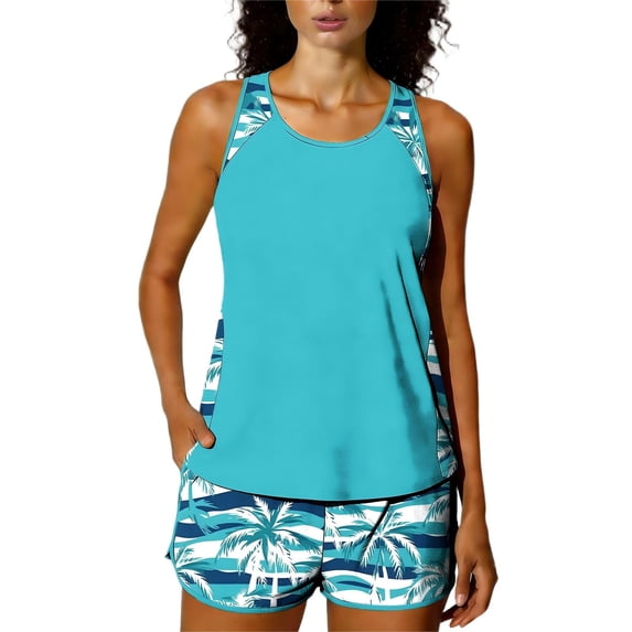 CENGNIAN Tummy Control Blouson Tankini Swimsuits for Women 2026 Two ...
