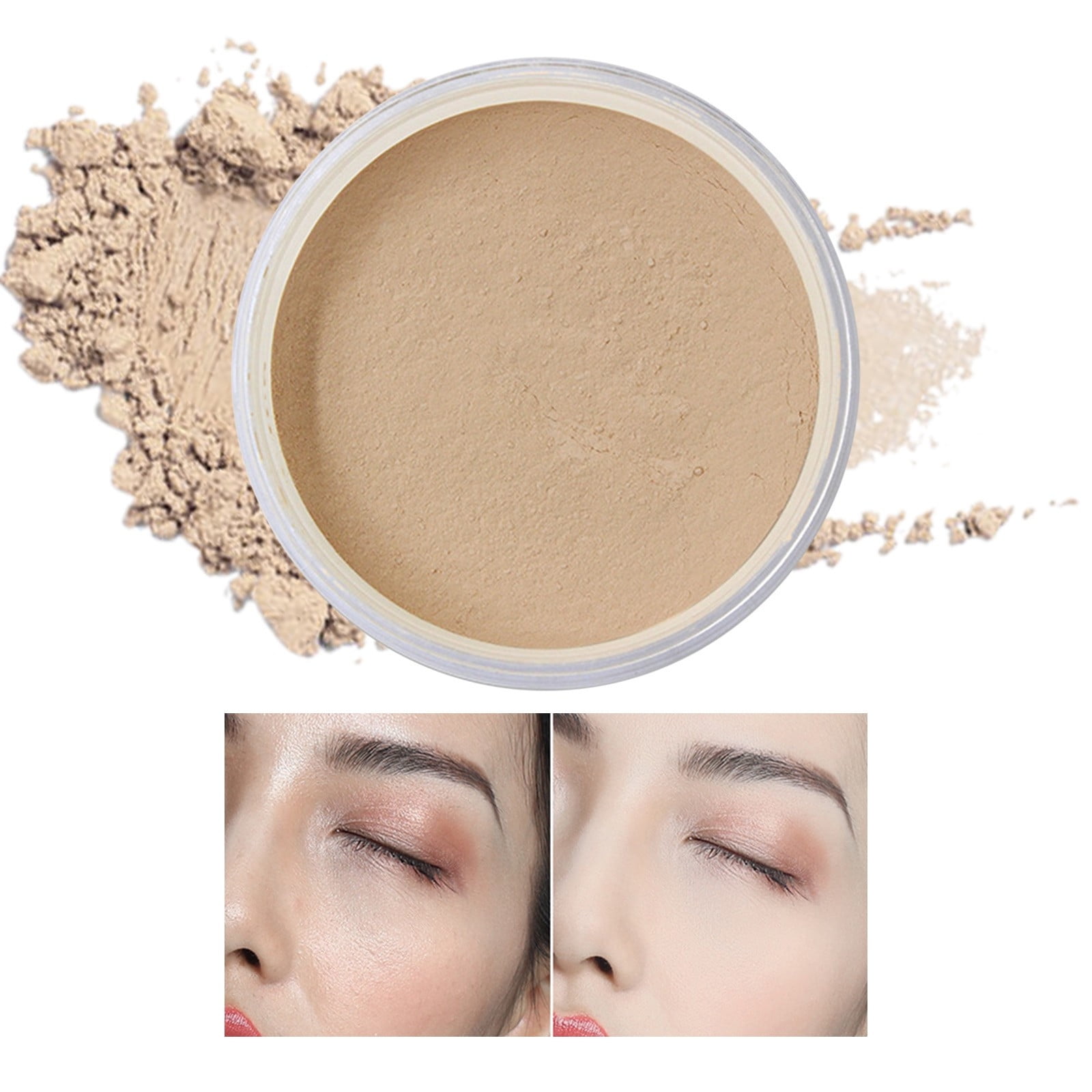 CENGZISHU Makeup Brush Foundation Translucent Setting Powder Finishing ...