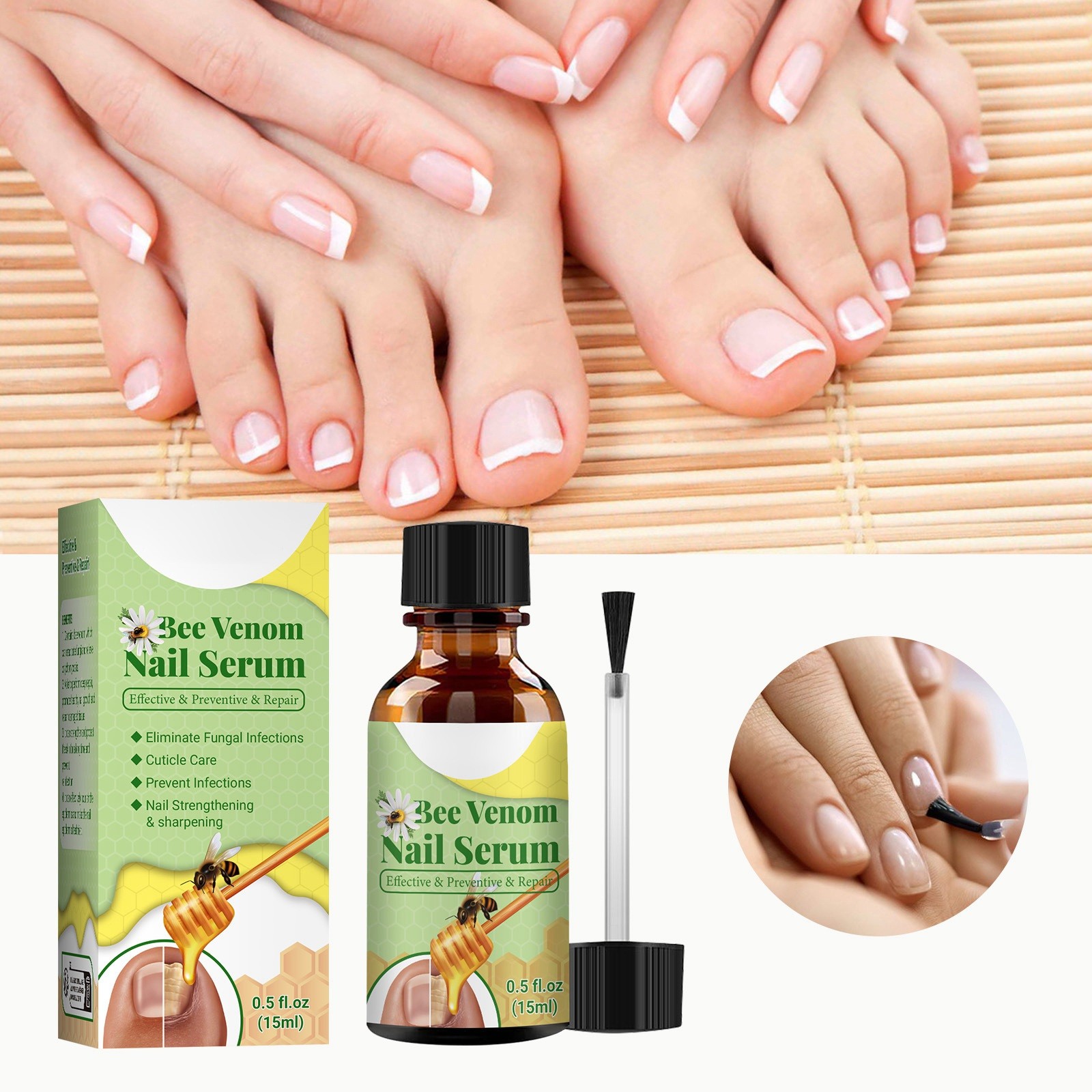 CENGZISHU Nail Care Solution Hand And Foot Nail Cleaning Care Softening ...