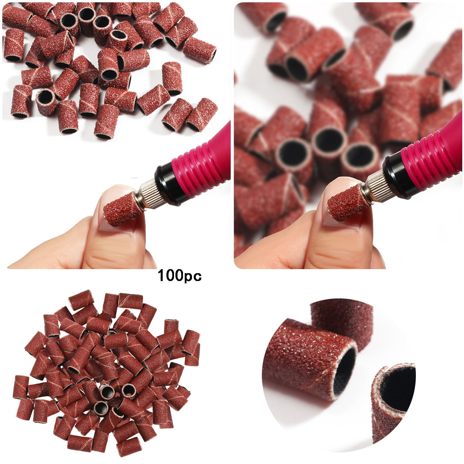 CENGZISHU Nail Grinding Head Finger Nail Files Nails Cutter Nail ...