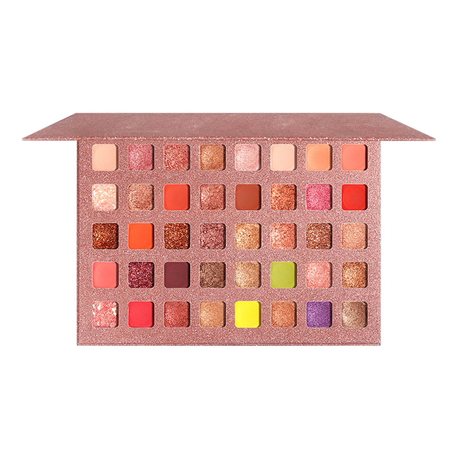 CENGZISHU Old 7 Color Eye Shadow Tray Pearlescent Milk Coffee Earth ...