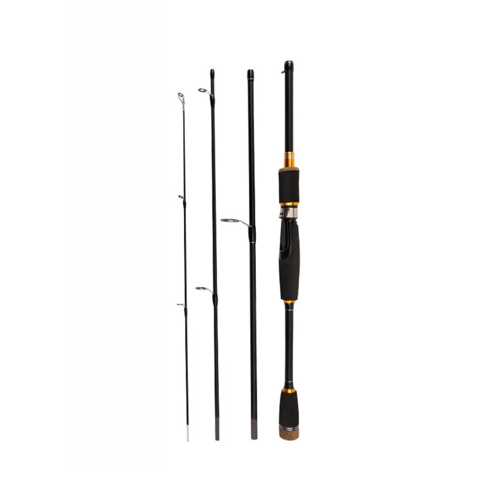 CENL 1.8/2.1m Lure Fishing Rod ML Travel Spinner Baitcasting Pole ...