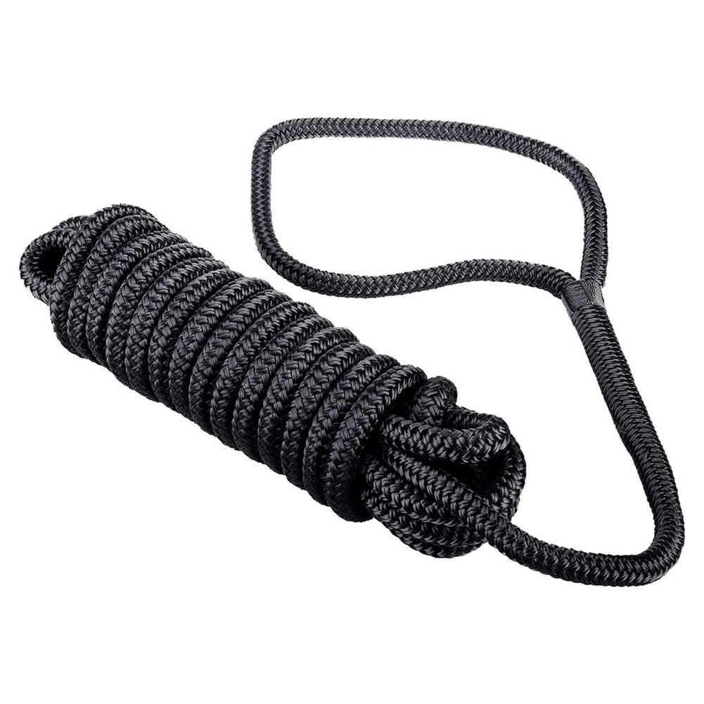 CENL 1 Pc Boat Dock Lines Mooring Rope 5/8 1/2 3/8 Inch Nylon Bumper ...