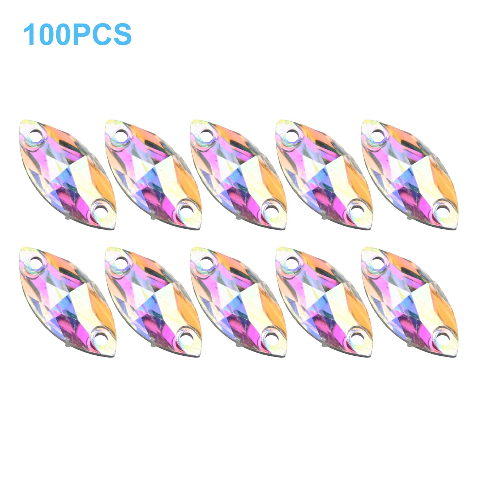 CENL 100pcs Fishing Attractor Spinner VIB Lure Metal Water drop Blade ...