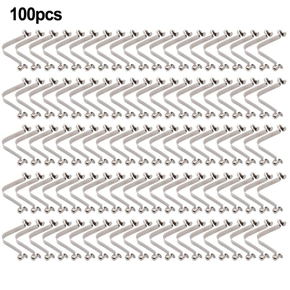 CENL 100pcs Spring Clip Locking Tube Pin Push Clip For Tent Pole Kayak ...