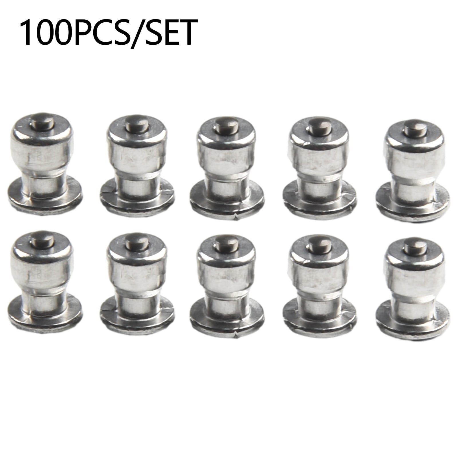 CENL 100pcs Universal Silver Aluminum Alloy Tire Studs, Screw-in Car ...