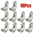 CENL 10Pcs Marine 316 Stainless Steel Spring Snap Fending Hook Fender ...