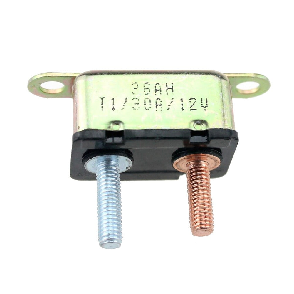 CENL 12V 30A~50A Automatic Fuse Reset Circuit Breaker Copper Studs SAE ...