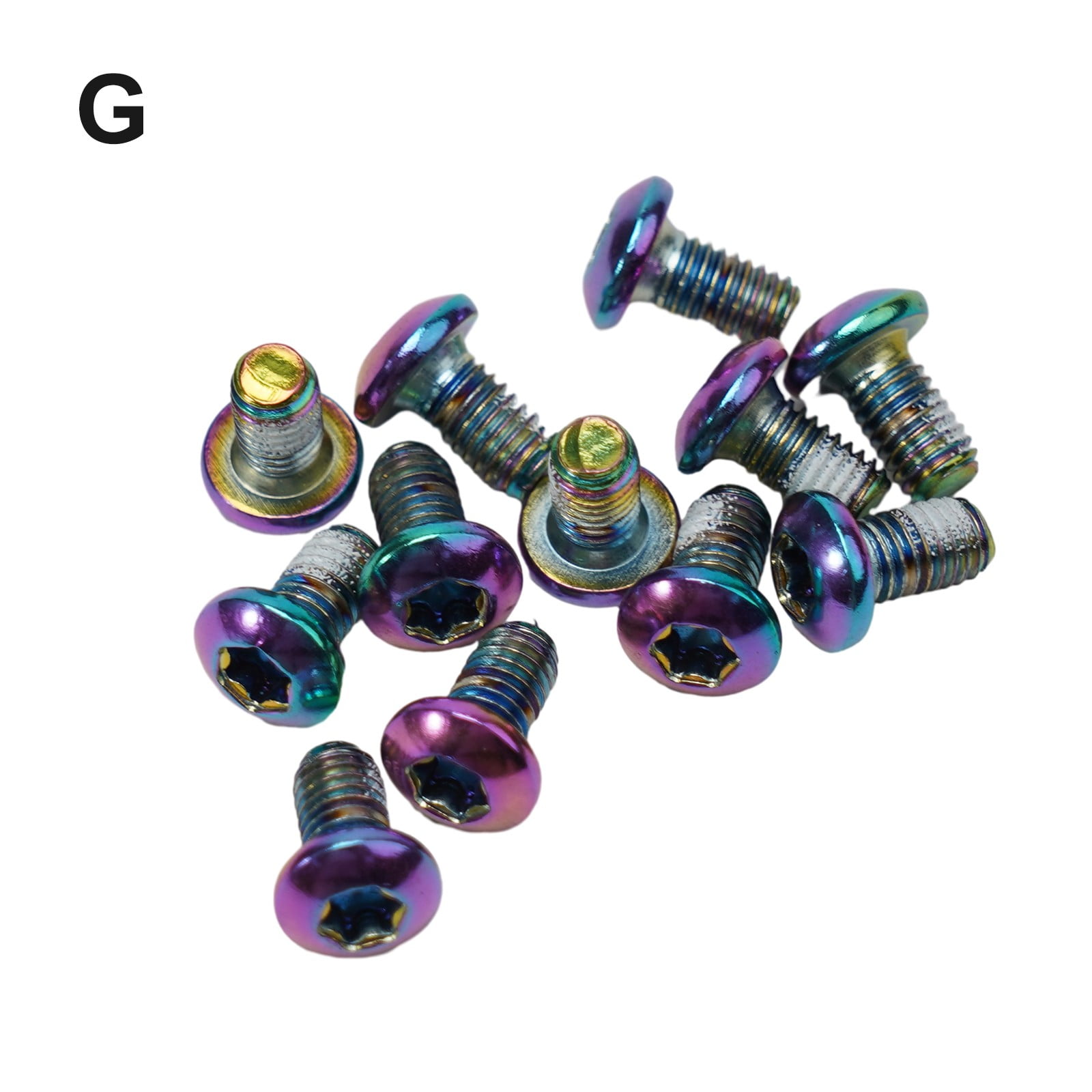 CENL 12pcs Bicycle Disc Brake Rotor Torx Bolts M5 T25 Stainless Steel ...