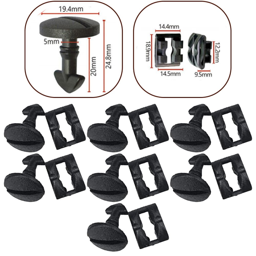 CENL 14pc Fitting & Docking Insert Clips for Discovery 3 Front Tow Eye ...