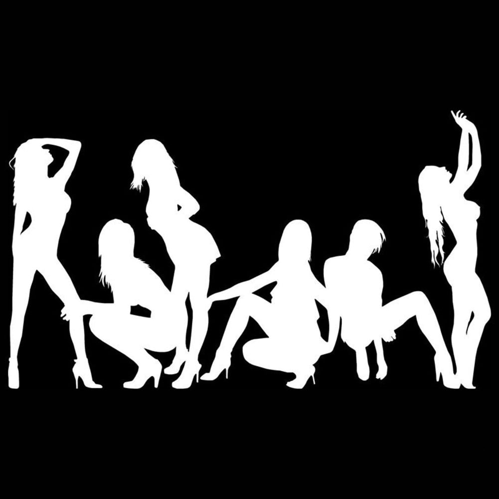 Cenl 16 9 5cm Sexy Girl Car Sticker Decal Reflective Allure Sexy Girl