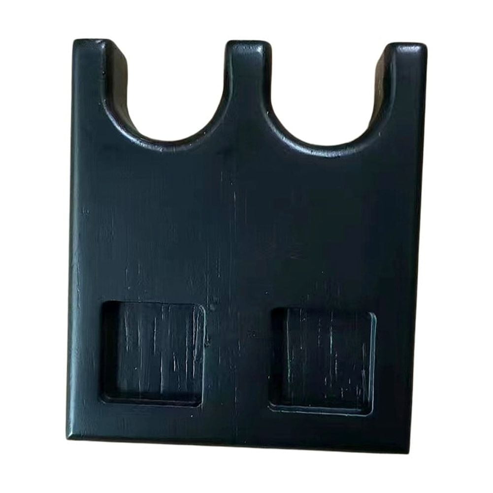 CENL 2 Holes Wooden Billiard Pool Cue Holder Portable Weighted Snooker ...