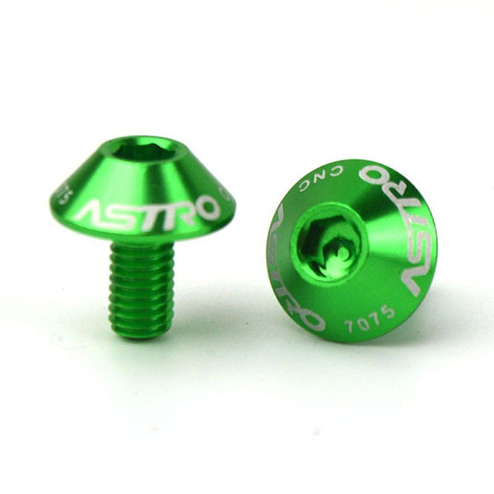 CENL 2pcs M5*12mm Bike Water Bottle Holder Cage Screws Aluminum Alloy ...