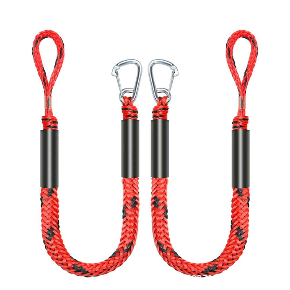 CENL 4-5.5ft 2PCS Bungee Dock Line Mooring Rope Cords For Kayaks Boats ...