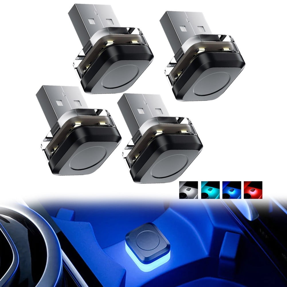 CENL 4× Car Interior Ambience Light LED Signal Light Car Reading Light ...