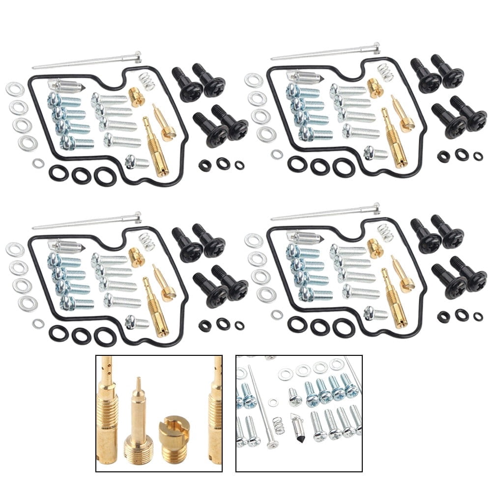 CENL 4 Set Carburetor Rebuild Carb Repair Kit for Kawasaki ZX900 ZX9R ...