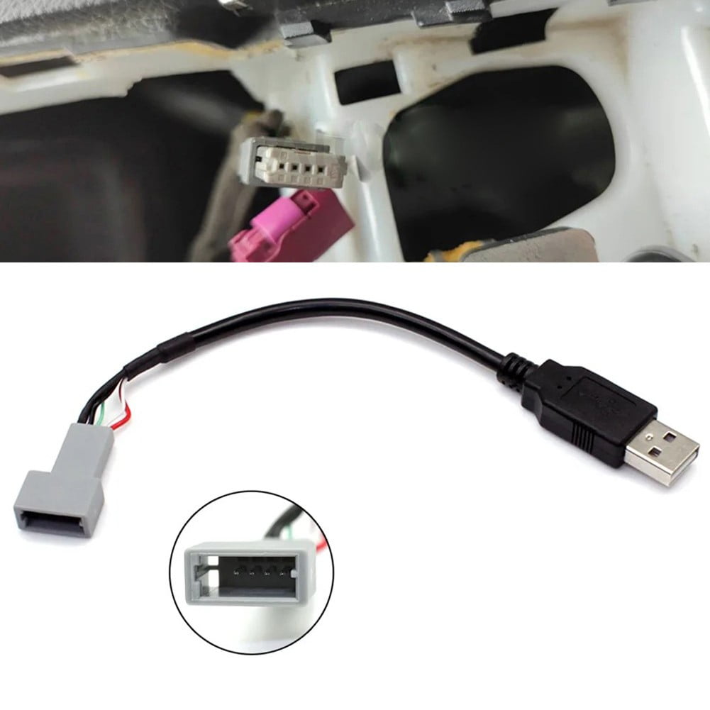 CENL 4pin/USB Car Adapter Cable For Hyundai For Kia USB Conector Female ...