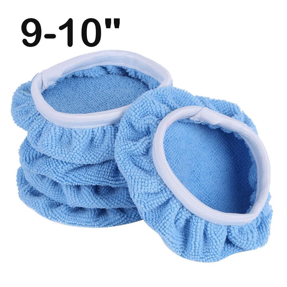 CENL 5pcs Auto Microfiber Bonnet Polisher Soft Wool Wax Wash Buffer ...