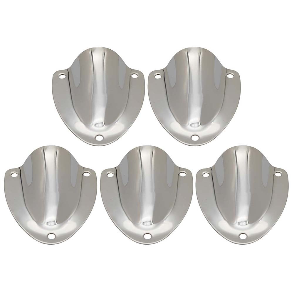 CENL 5pcs Boat Transducer Wiring Cable Cover Stainless Steel Vent Cap ...