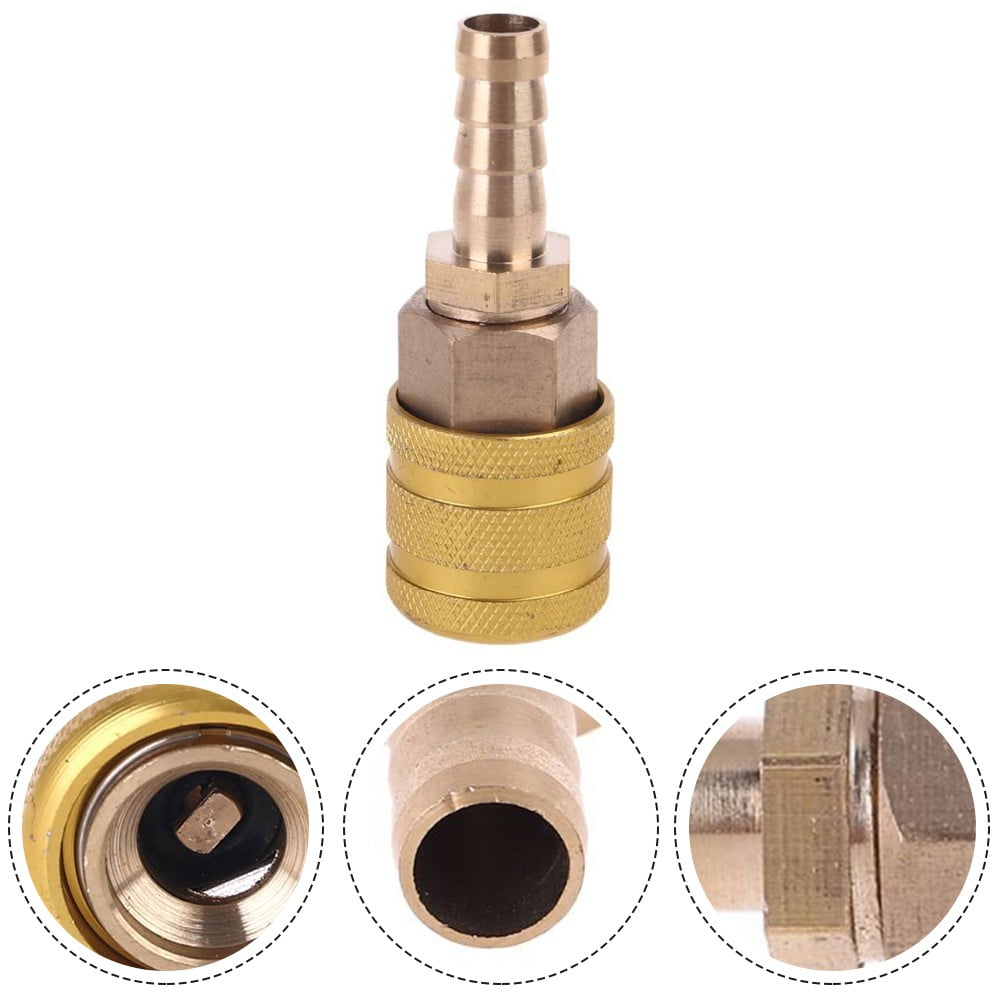 CENL 8mm Car Tire Valve Clip Pump Nozzle Clamp Solid Brass Quick Connect The Inflation Connector ...