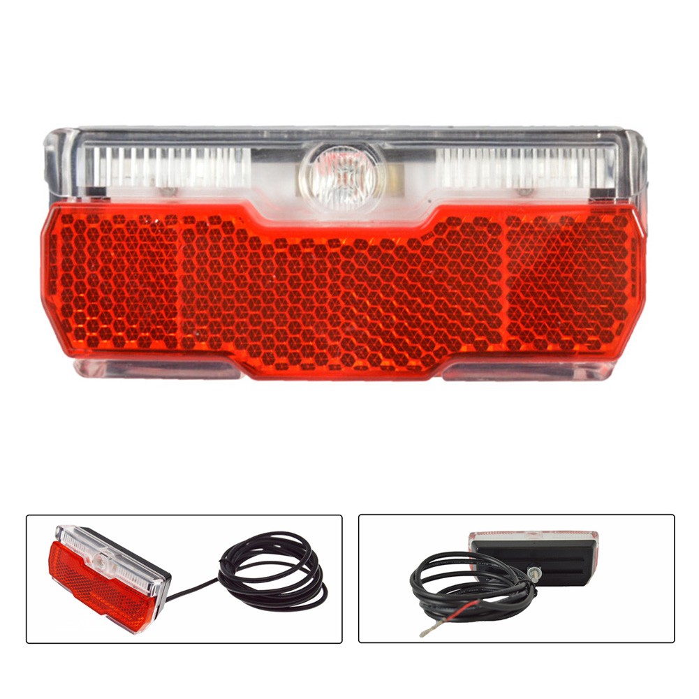 CENL Bike Cycle Bicycle Rear Tail Light Red Safety For Luggage Carrier ...