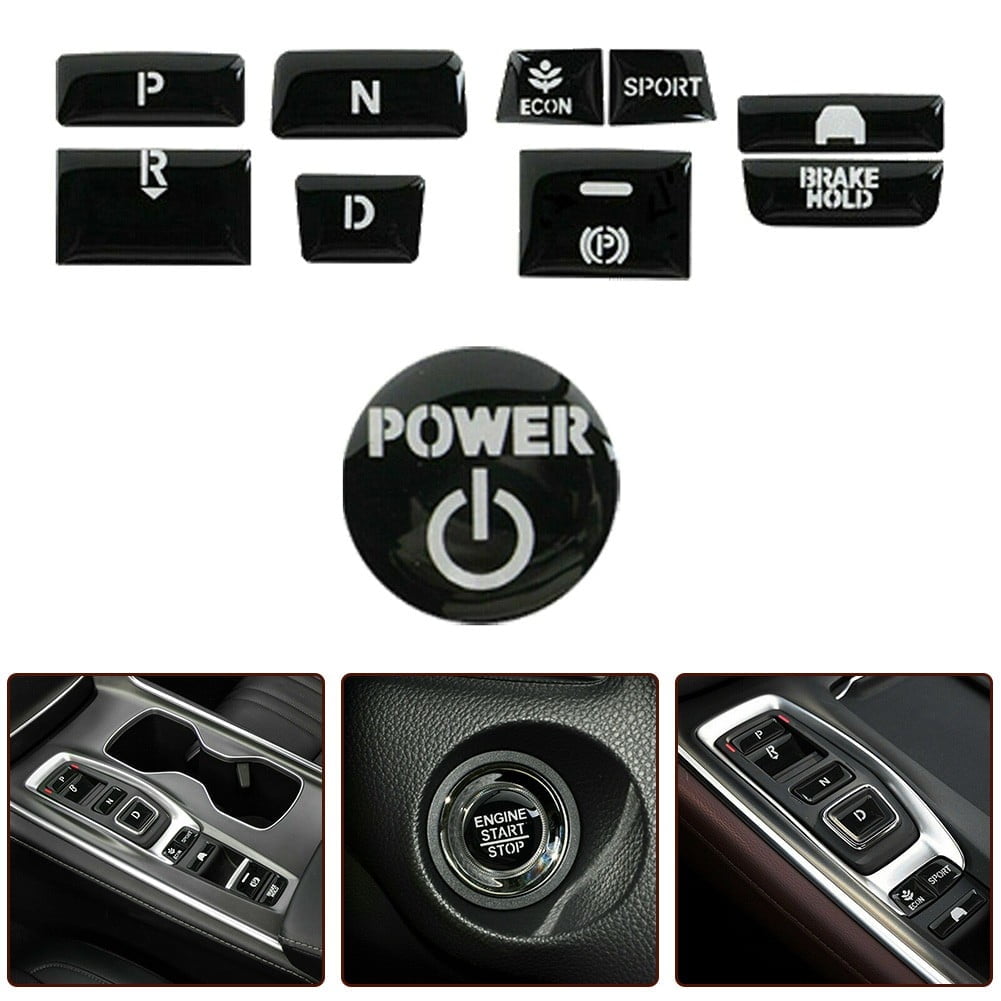 CENL Black Gear Shift Switch Button Guard Cover Decal For Honda for ...